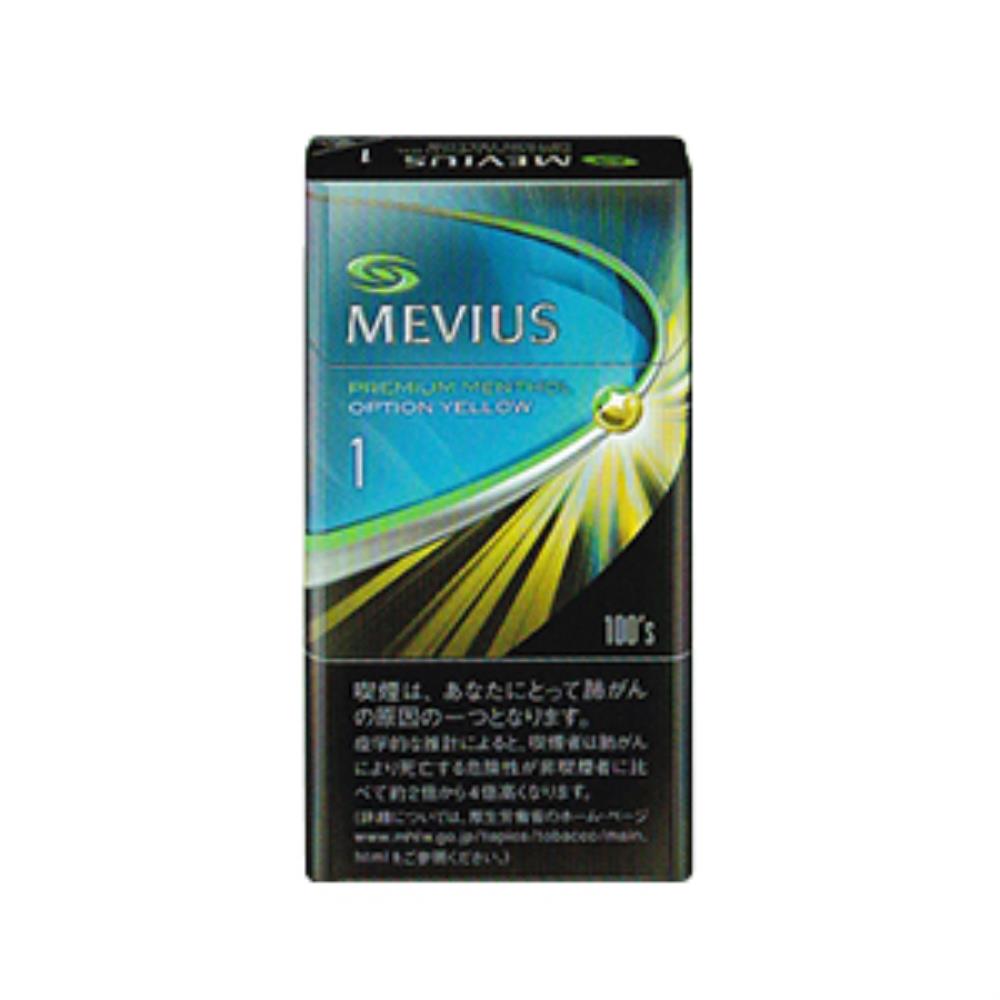 MEVIUS PREMIUM MENTHOL OPTION YELLOW ONE 100's | ANA DUTY FREE SHOP