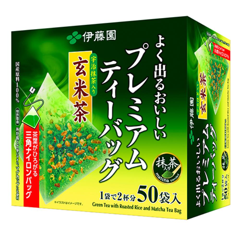 Delicious premium roasted rice tea bags with Uji Matcha | ANA DUTY FREE ...